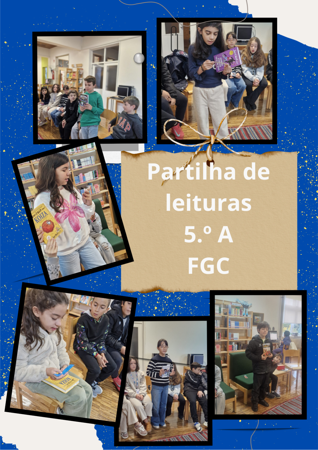 Partilha de Leituras |5.º A – FGC – Biblioteca